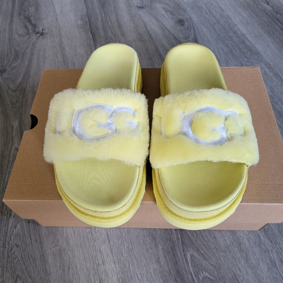 UGG | Shoes | Ugg Laton Fur Slide | Poshmark